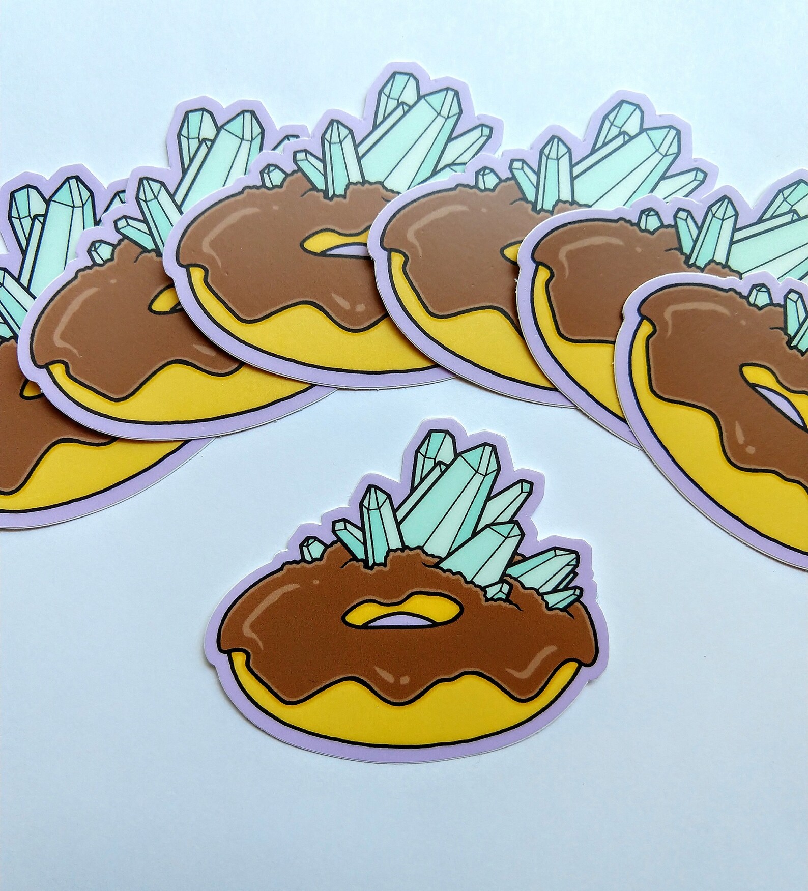 Donut Sticker Sticker Donuts Baker Gifts Crystal Sticker - Etsy