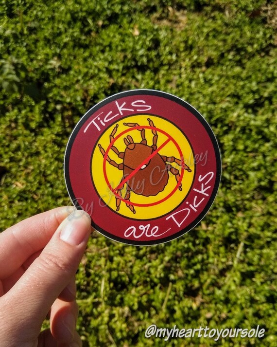 Tick Sticker Sticker Ticks are Dicks Bumper Sticker Car | Etsy