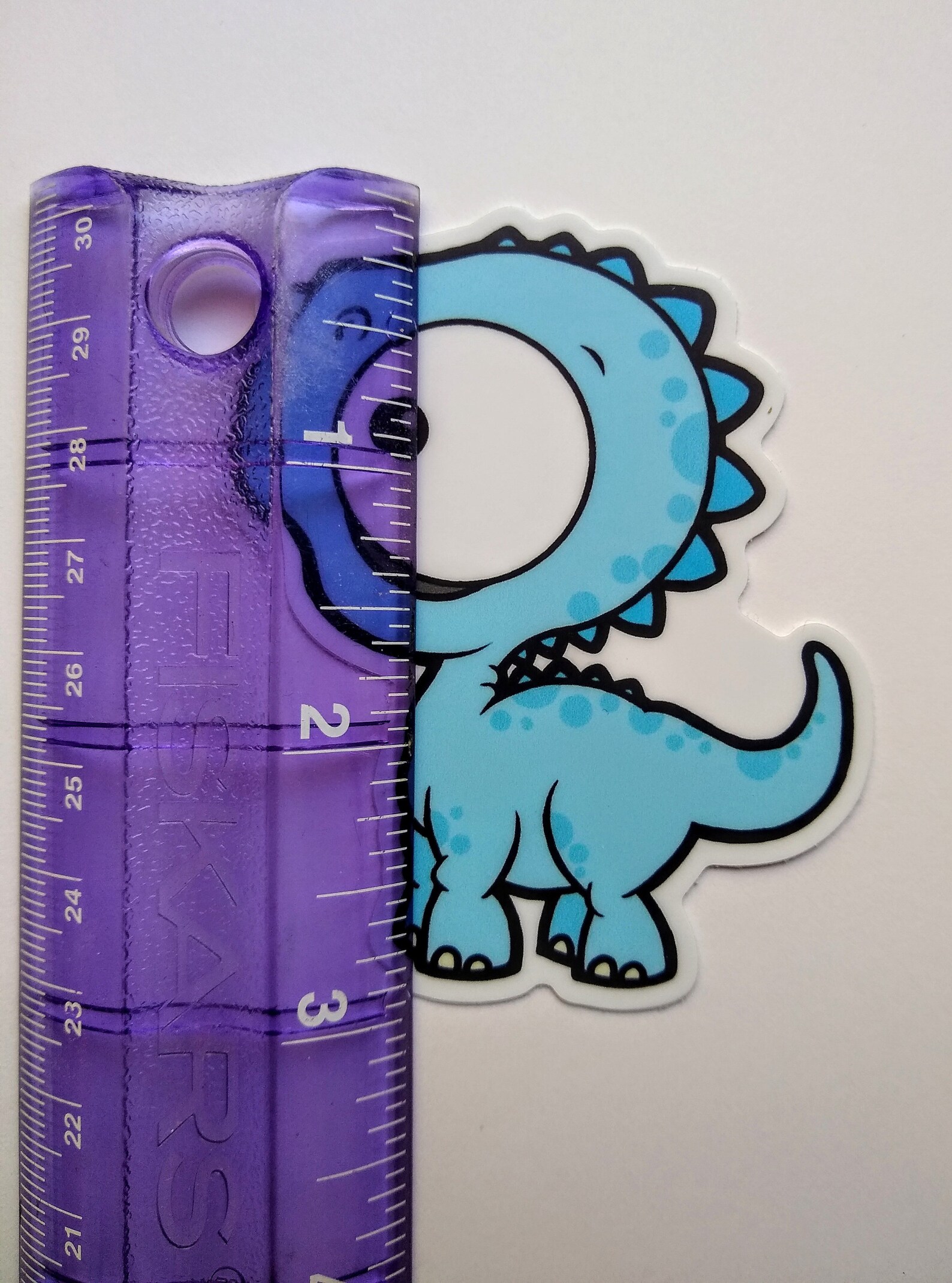 Dinosaur Sticker, Sticker, Dinosaur, Blue Sticker, Cartoon Sticker ...