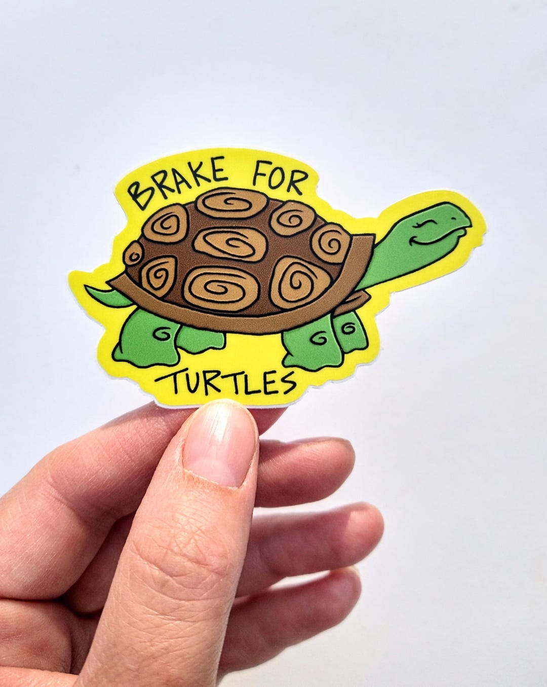 Turtle Sticker, Sticker, Turtle, Turtle Gifts, Brake for Turtles ...