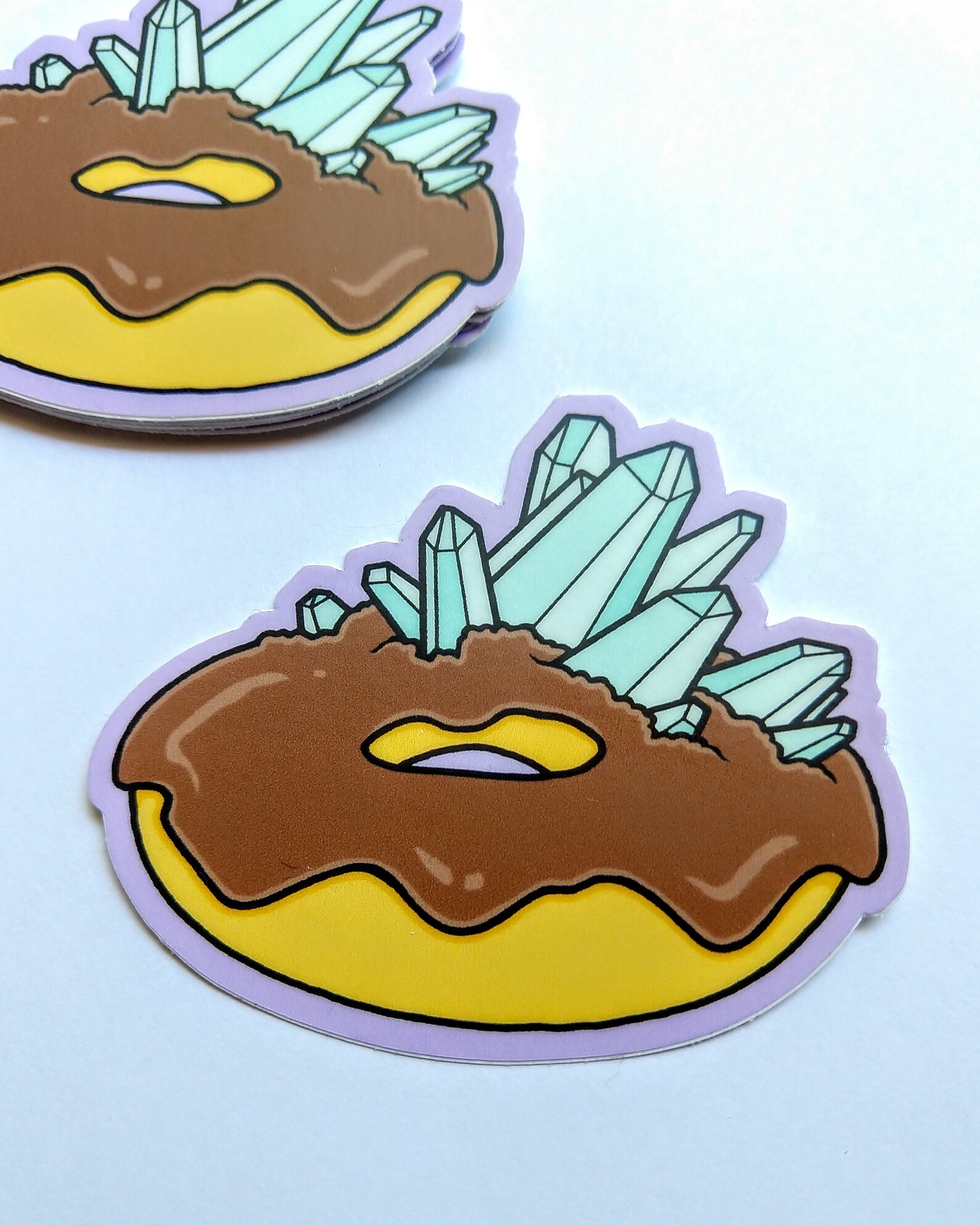 Donut Sticker Sticker Donuts Baker Gifts Crystal Sticker - Etsy