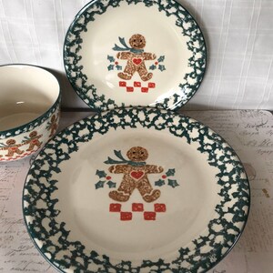 Gingerbread Man Dinnerware Dinner Plates Salad Plates Soup | Etsy