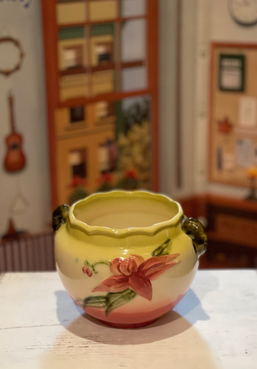 Hull Pottery Planter W7, Hull Pottery Jardiniere, Planter Pot in the ...
