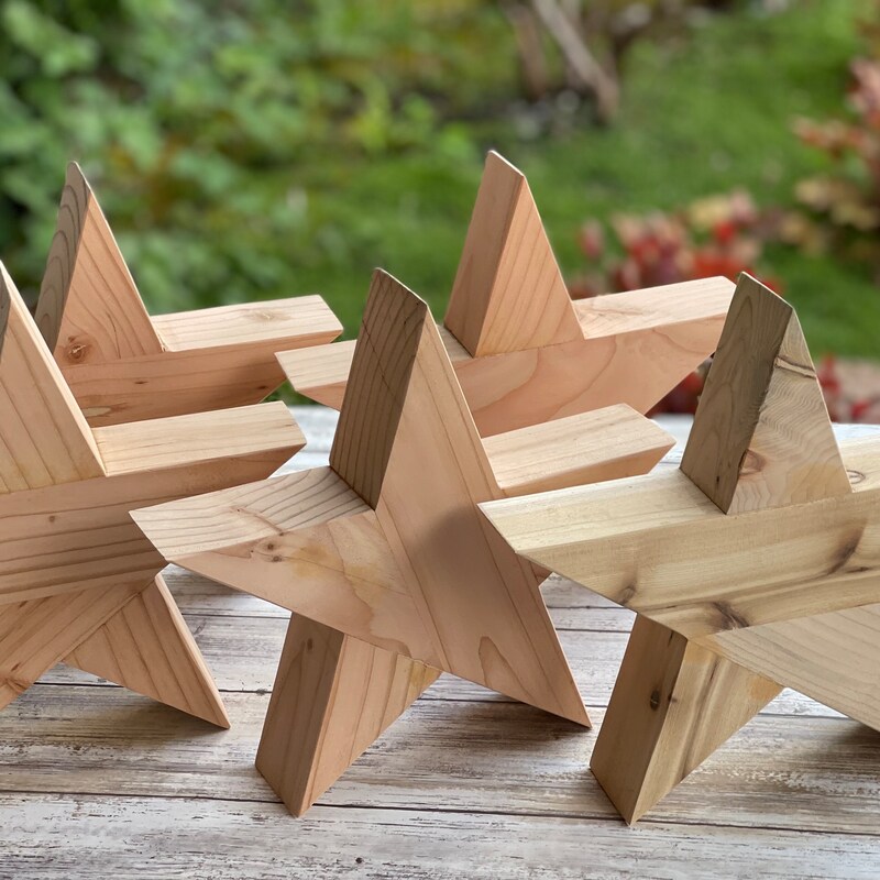 Wooden Stars - Etsy