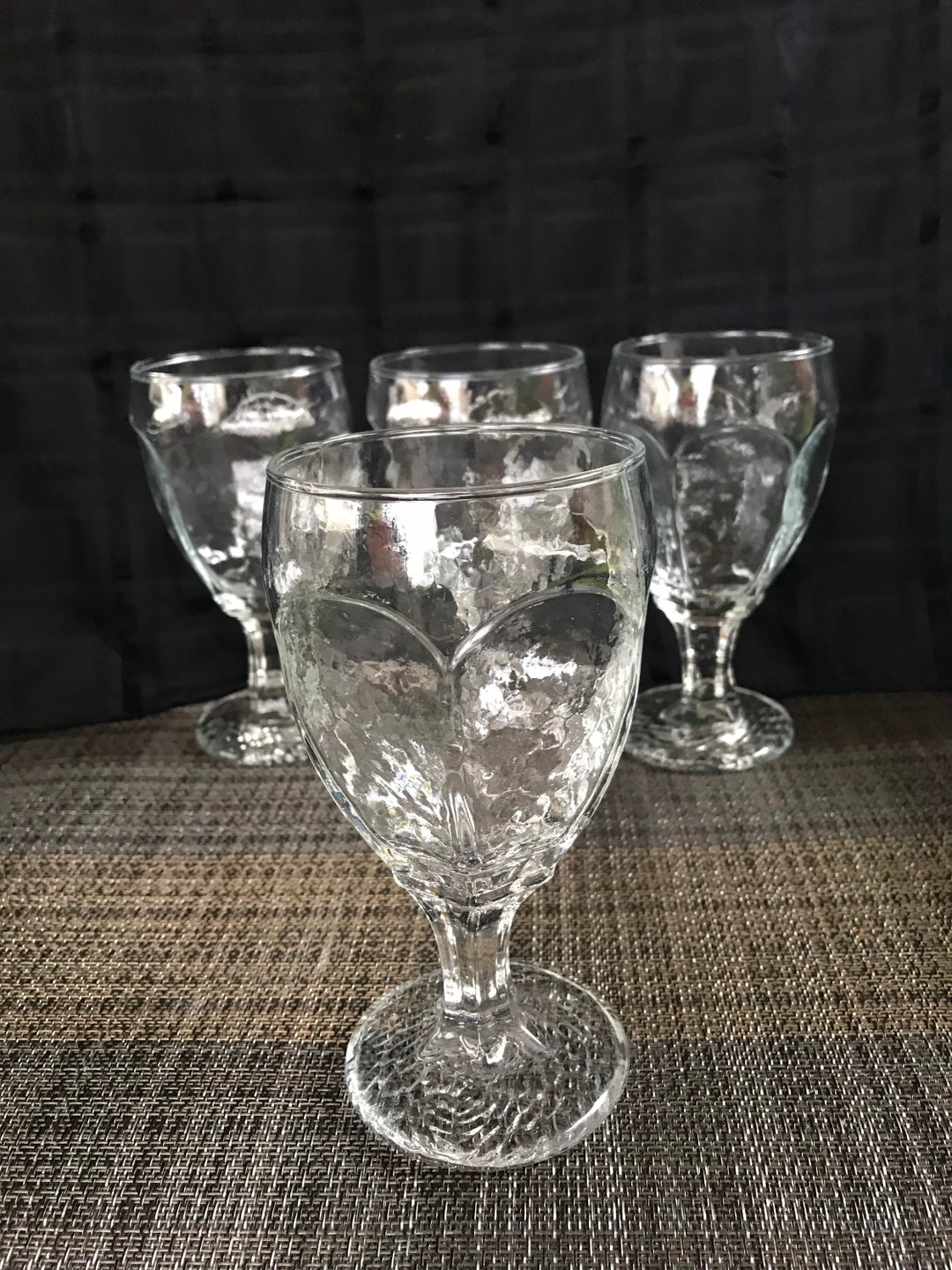 Libbey Chivalry Water Goblet Set of 4 - Etsy