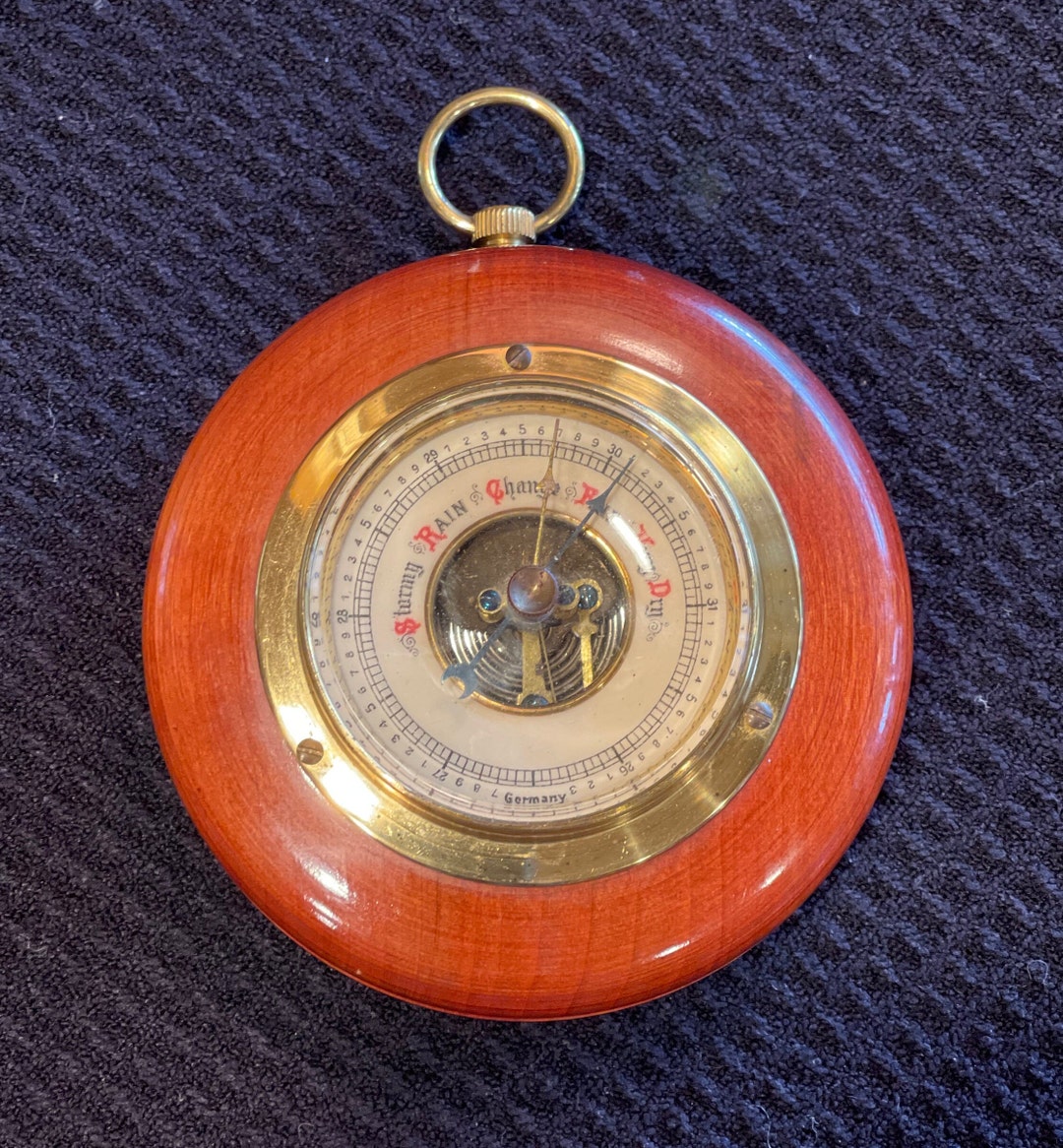 Brass Barometer Vintage Lufft Barometer - Etsy