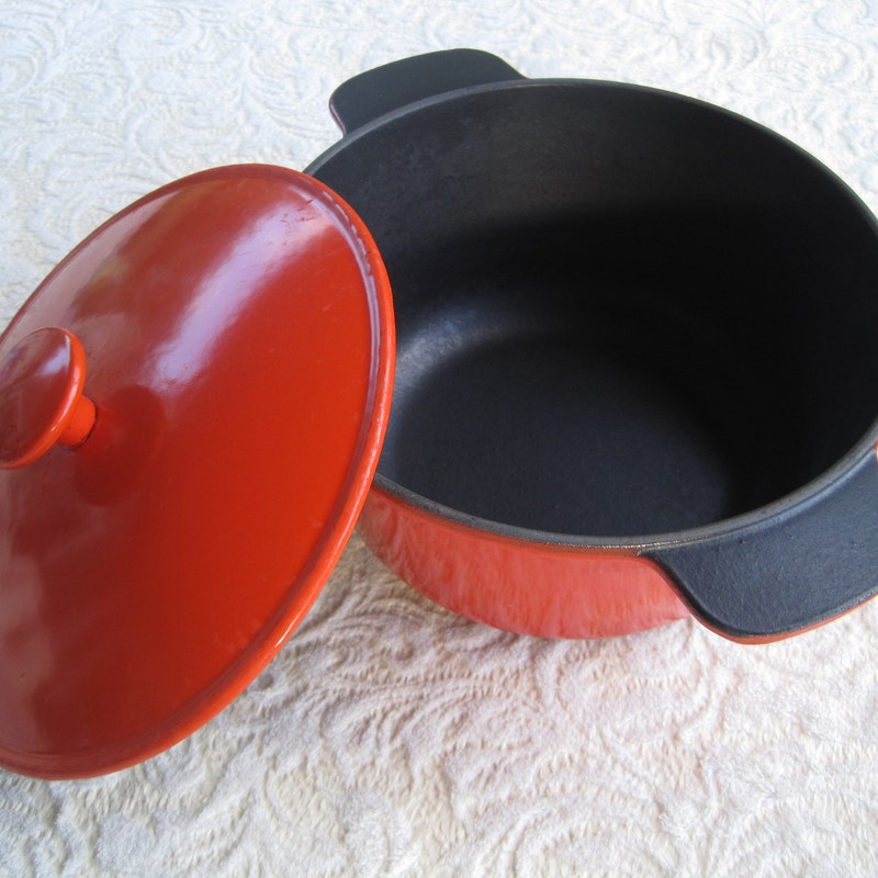 Enamel Cast Iron Pot - Etsy