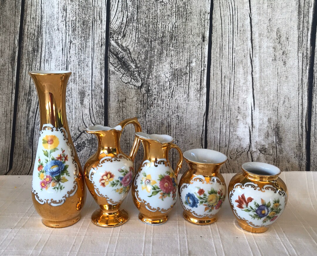 Bavarian Porcelain Vase Collection, STW, Germany - Etsy