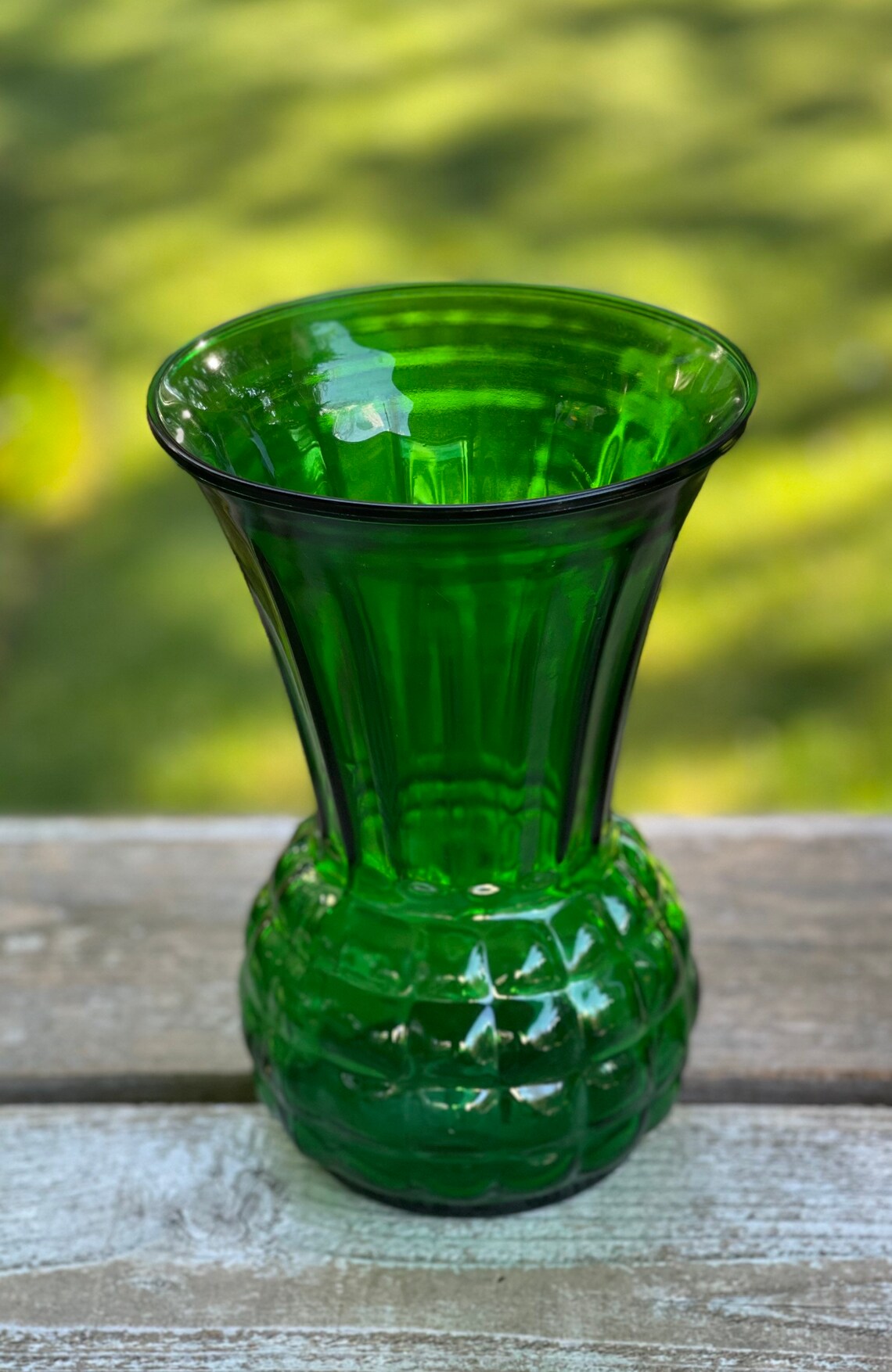 Large Green Glass Vases Choice Mid Century Vases - Etsy