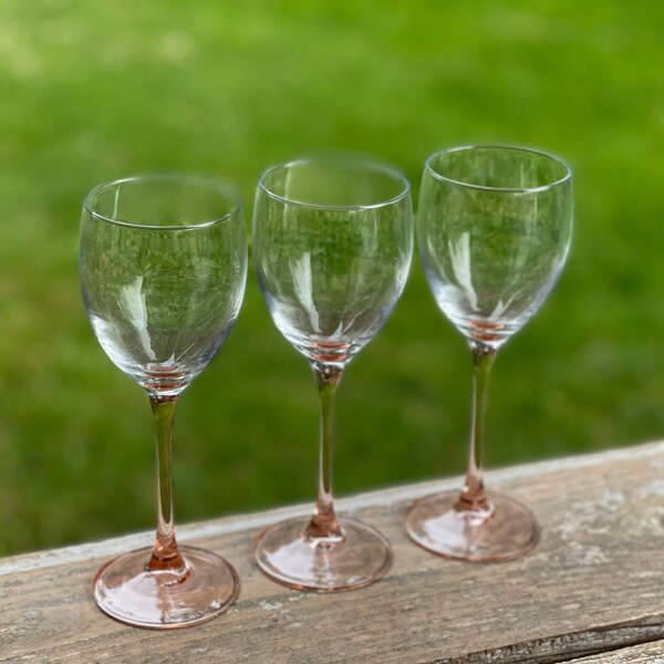 Pink Stemware - Etsy