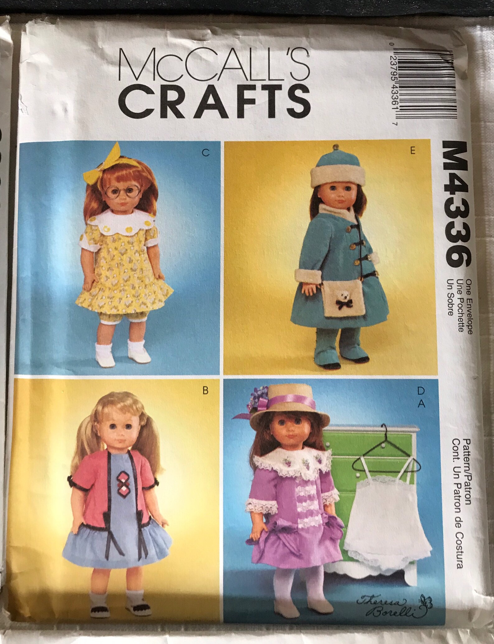 Mccalls 18 Doll Patterns Mccalls Craft Patterns M4896 | Etsy