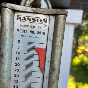 Vintage Hanging Scale, Hanson Hanging Model 8910 Scale, Viking 100 Lbs ...