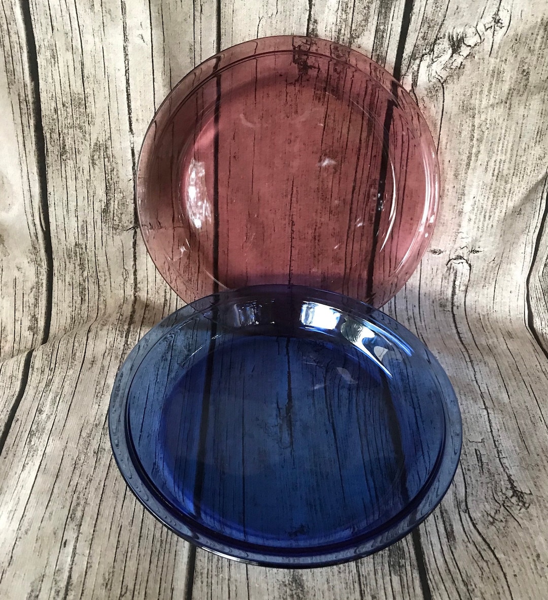 Pyrex Cranberry 9 Inch Pie Plate, Blue, Brown or Clear Pie Plate 209 ...