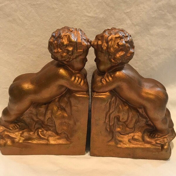 Cherub Bookends - Etsy