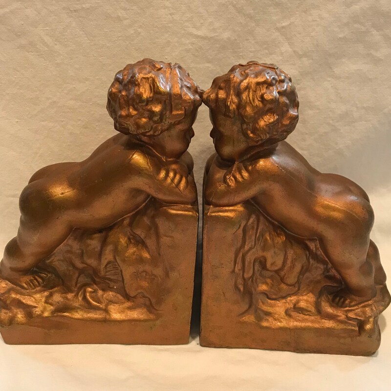 Cherub Bookends - Etsy