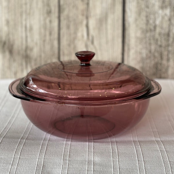 Visions Cranberry Cookware - Etsy