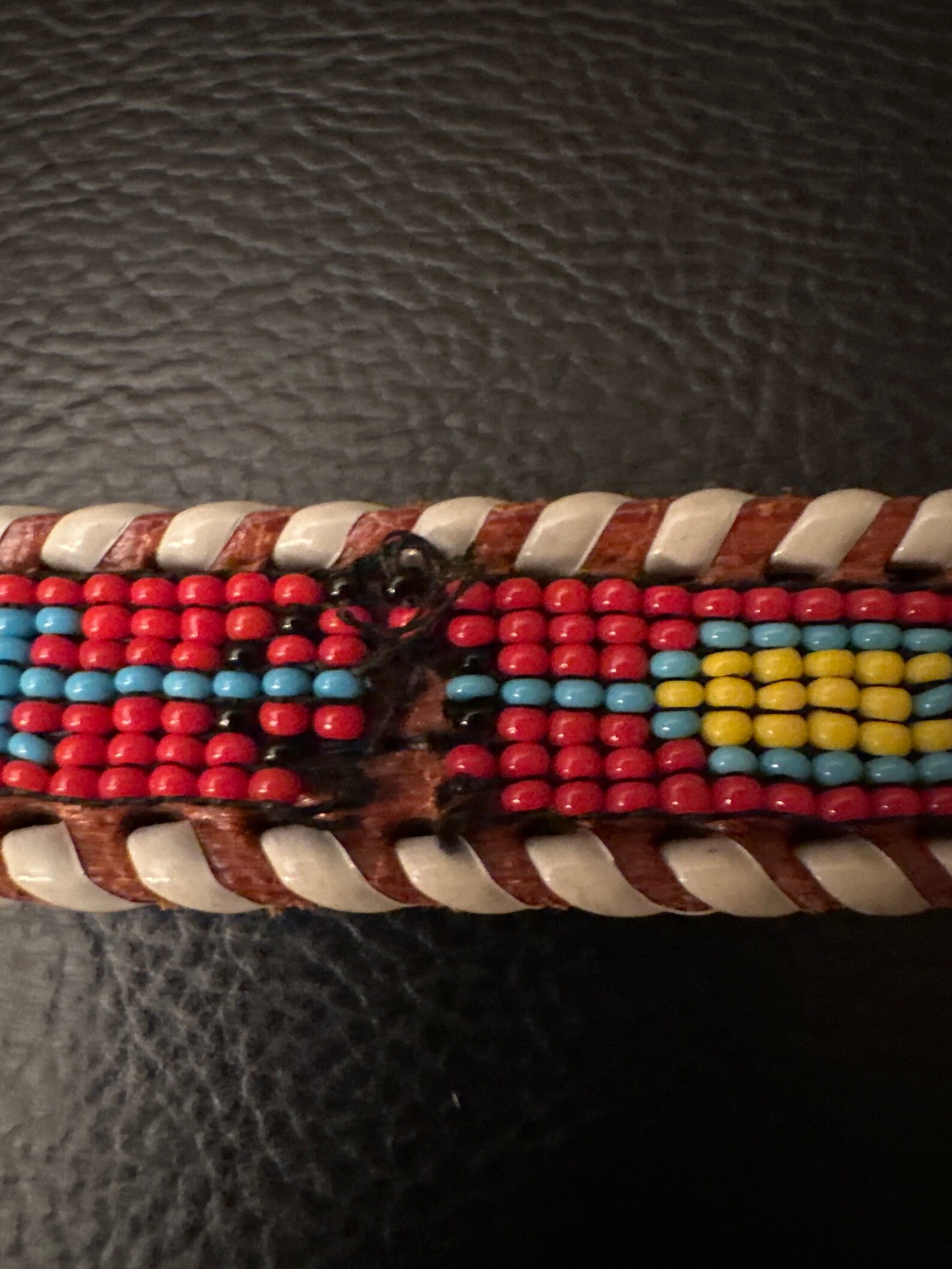 Native American Trading Post Beaded Belt-peace River Alberta-unisex - Etsy