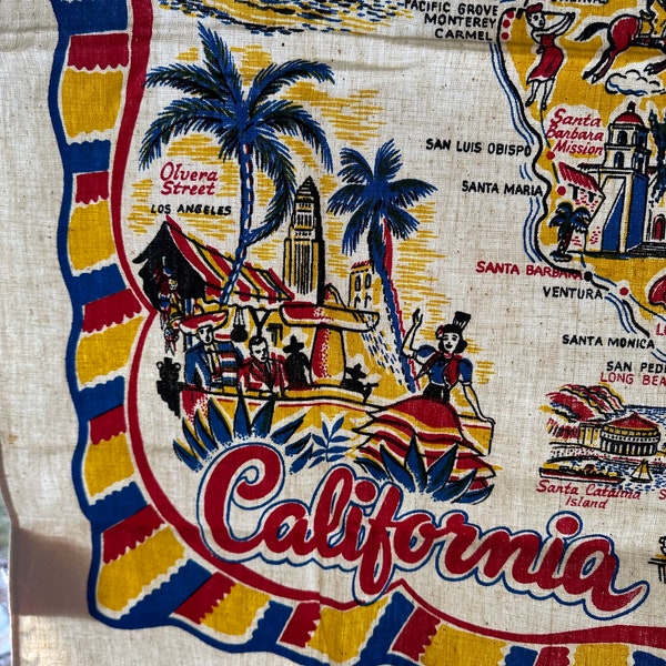 Vintage Road Map Tablecloth - Etsy