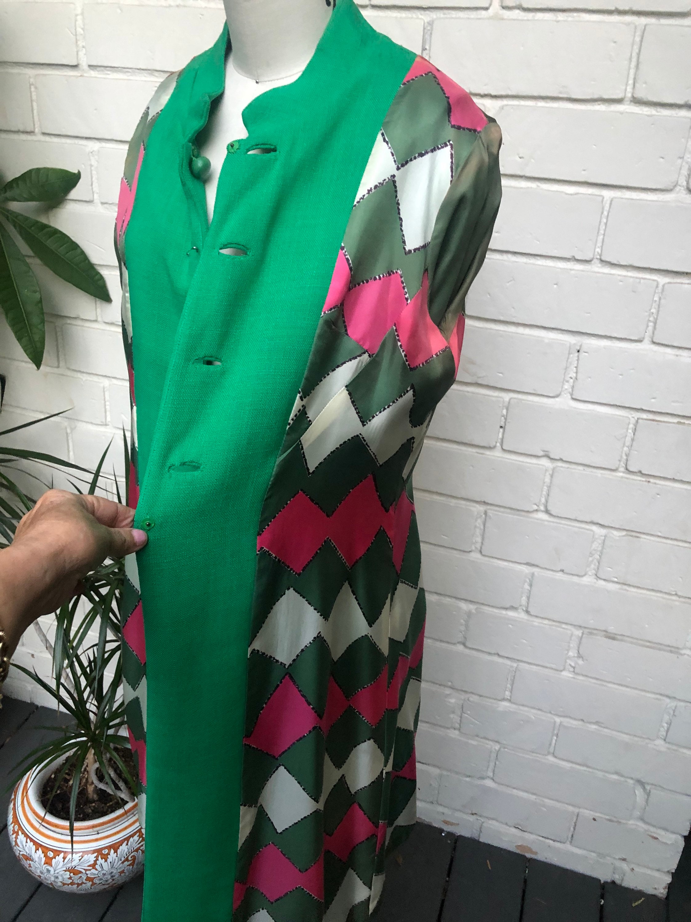 60s Mod Twiggy Nehru Collar Jacket - Etsy