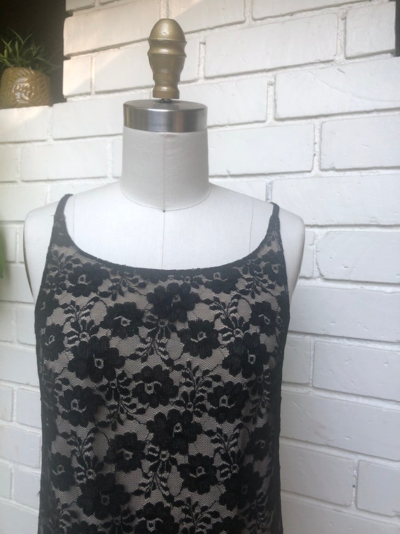 New PHARD Lace Slip Column Dress - Gem