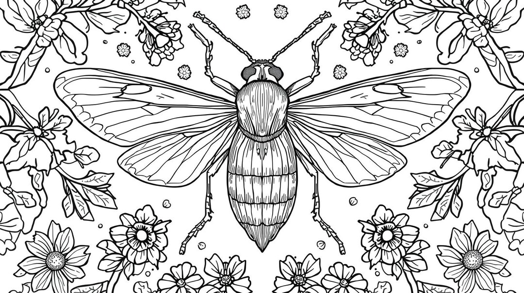 Autumn Forest Coloring Pages | Fall Nature Printable Coloring Book for ...