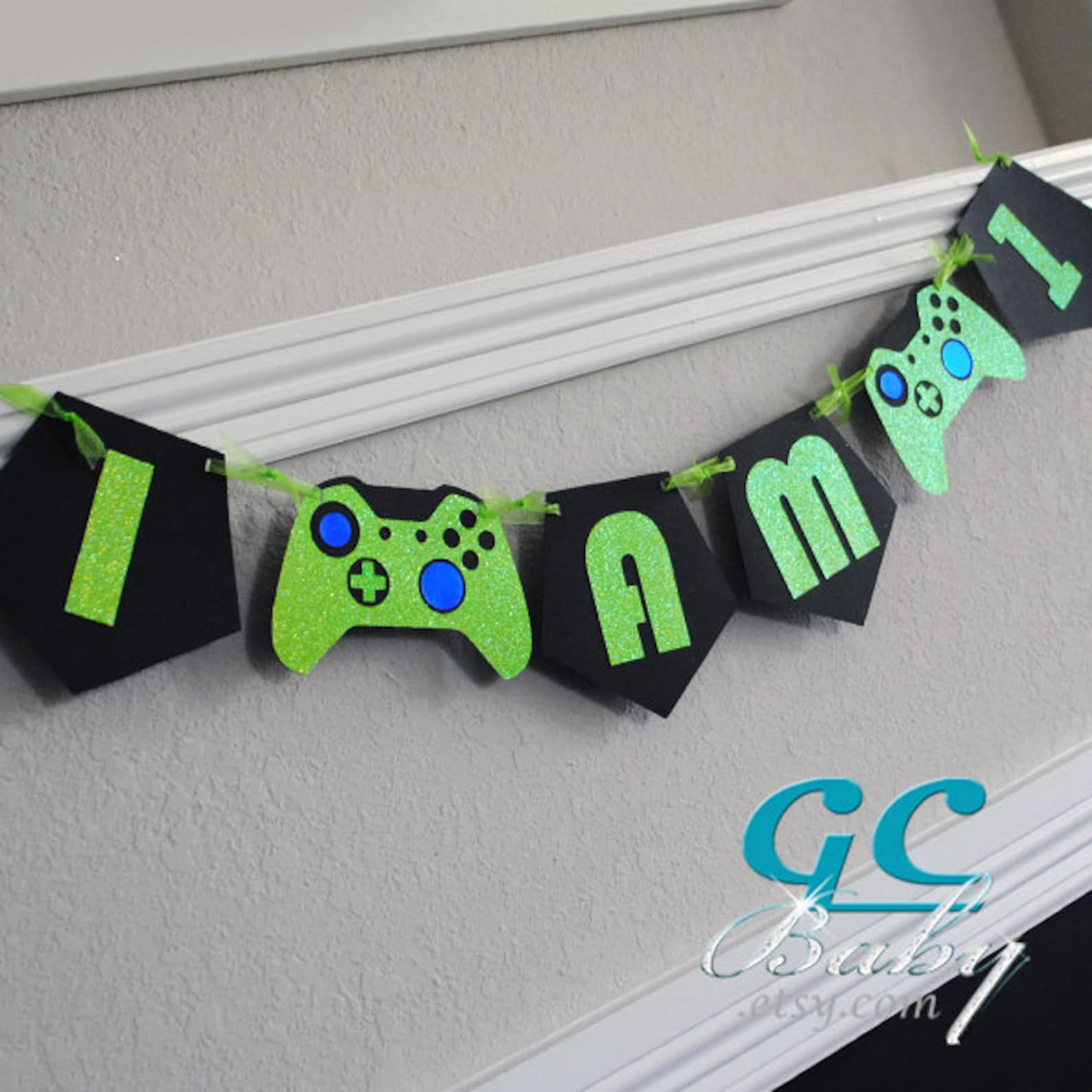 Gamer Birthday Party Banner Custom Happy Birthday Video Game - Etsy