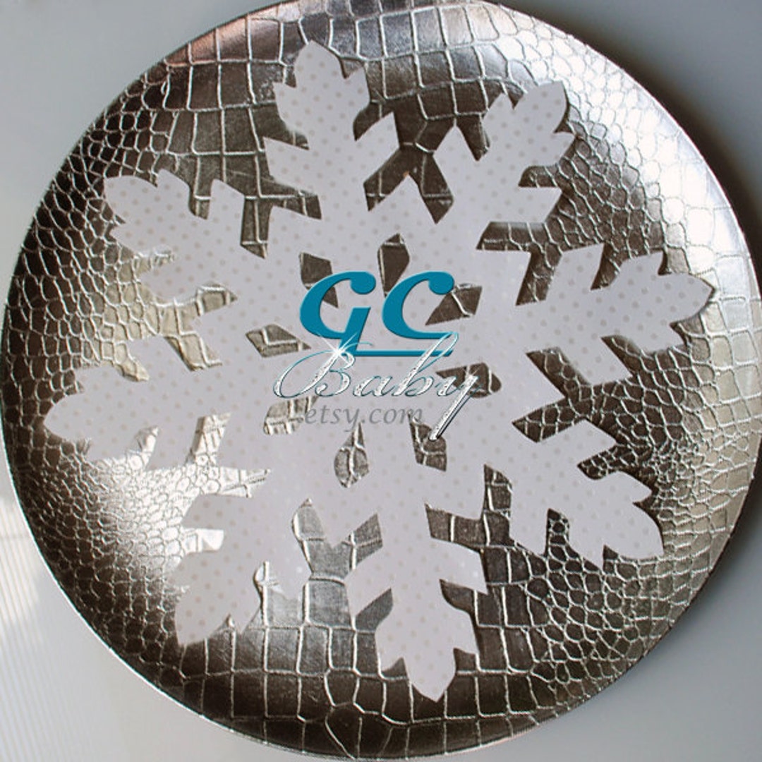 3 JUMBO 12" Paper Snowflakes - Large Party Decoration - Sparkle ...