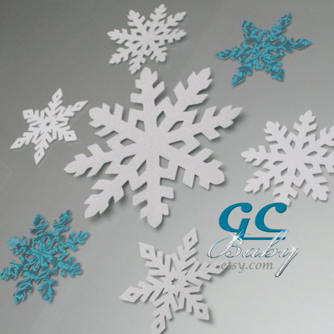 3 JUMBO 12 Paper Snowflakes Large Party Decoration - Etsy
