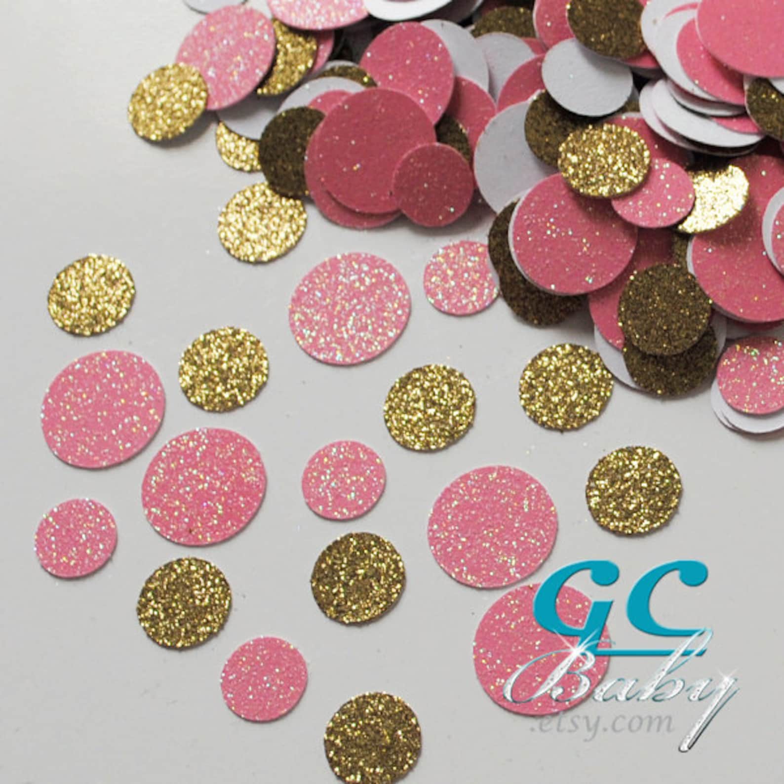 Custom Polka Dot Confetti 200 ANY Colors Including Glitter - Etsy