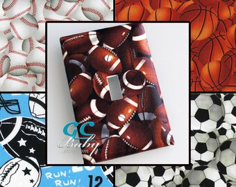All Sports Light Switch Cover Plate or Outlet Boys Room Decor - Etsy