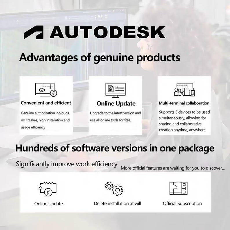 Autocad 2026 Official License| 3 Devices, 3-year Subscription | Full ...