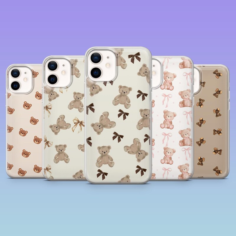 Teddy Bear Phone Case - Etsy