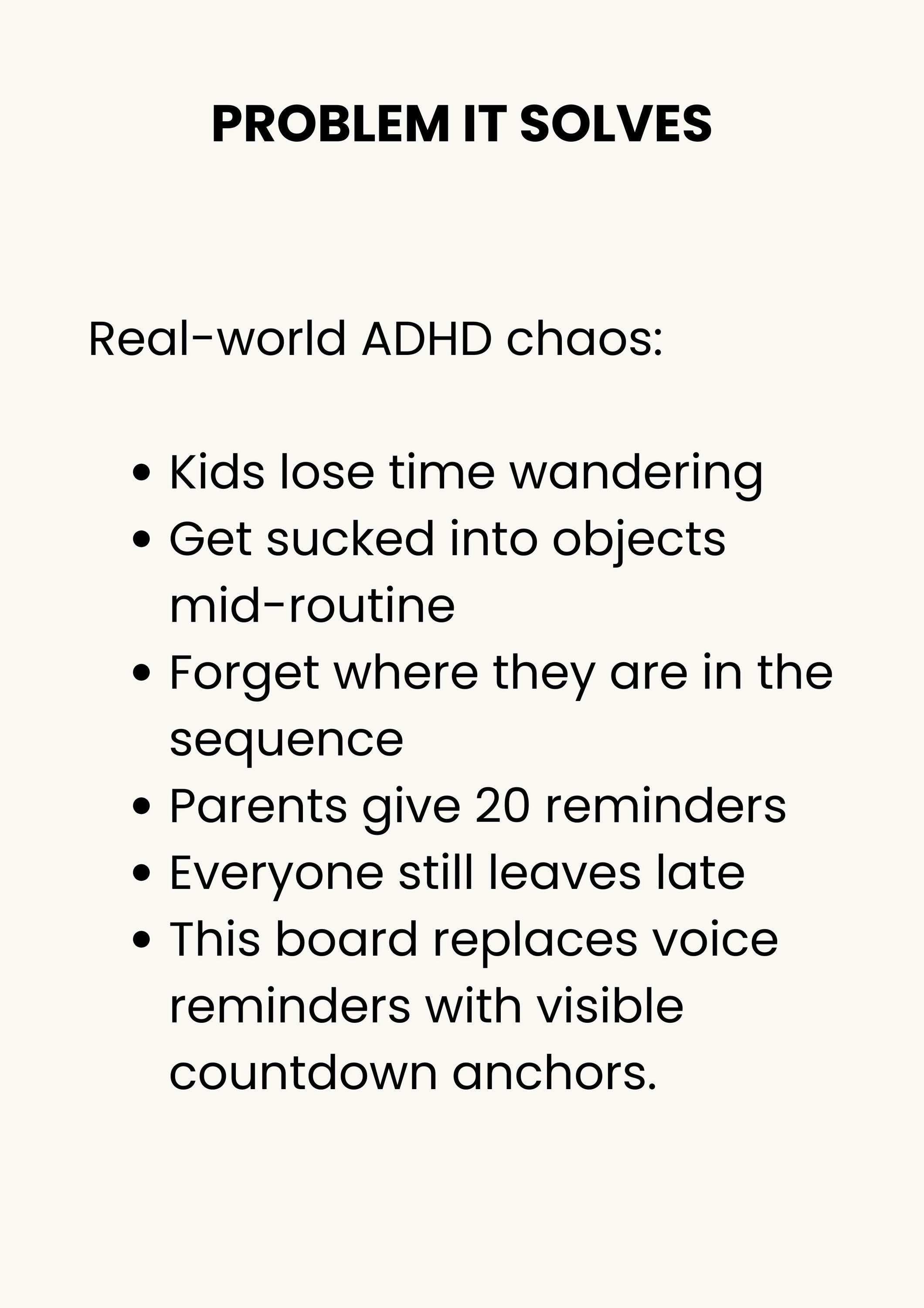 Morning Routine Visual Chart for ADHD Kids | Countdown Board | Time ...