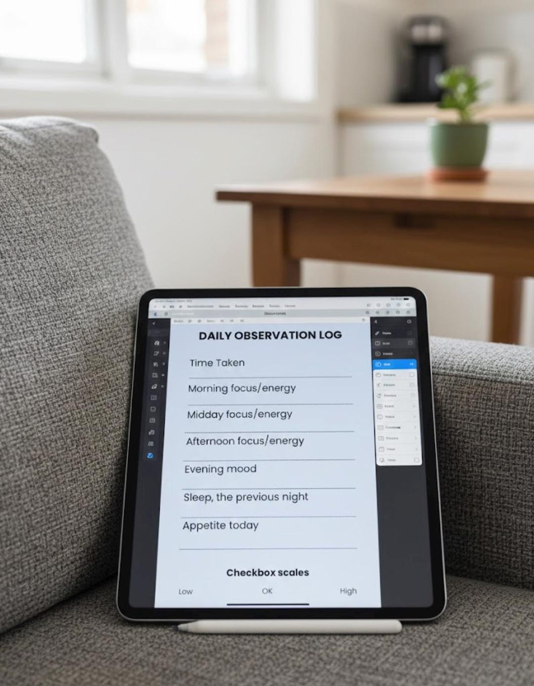 ADHD Medication Tracker for Kids | Daily Observation Log for Parents ...