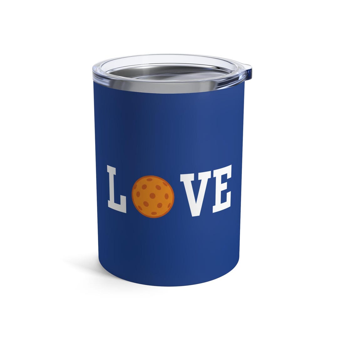 Love Pickleball 1 - Orange - Pickleball Tumbler 10oz - Vacuum Insulated ...
