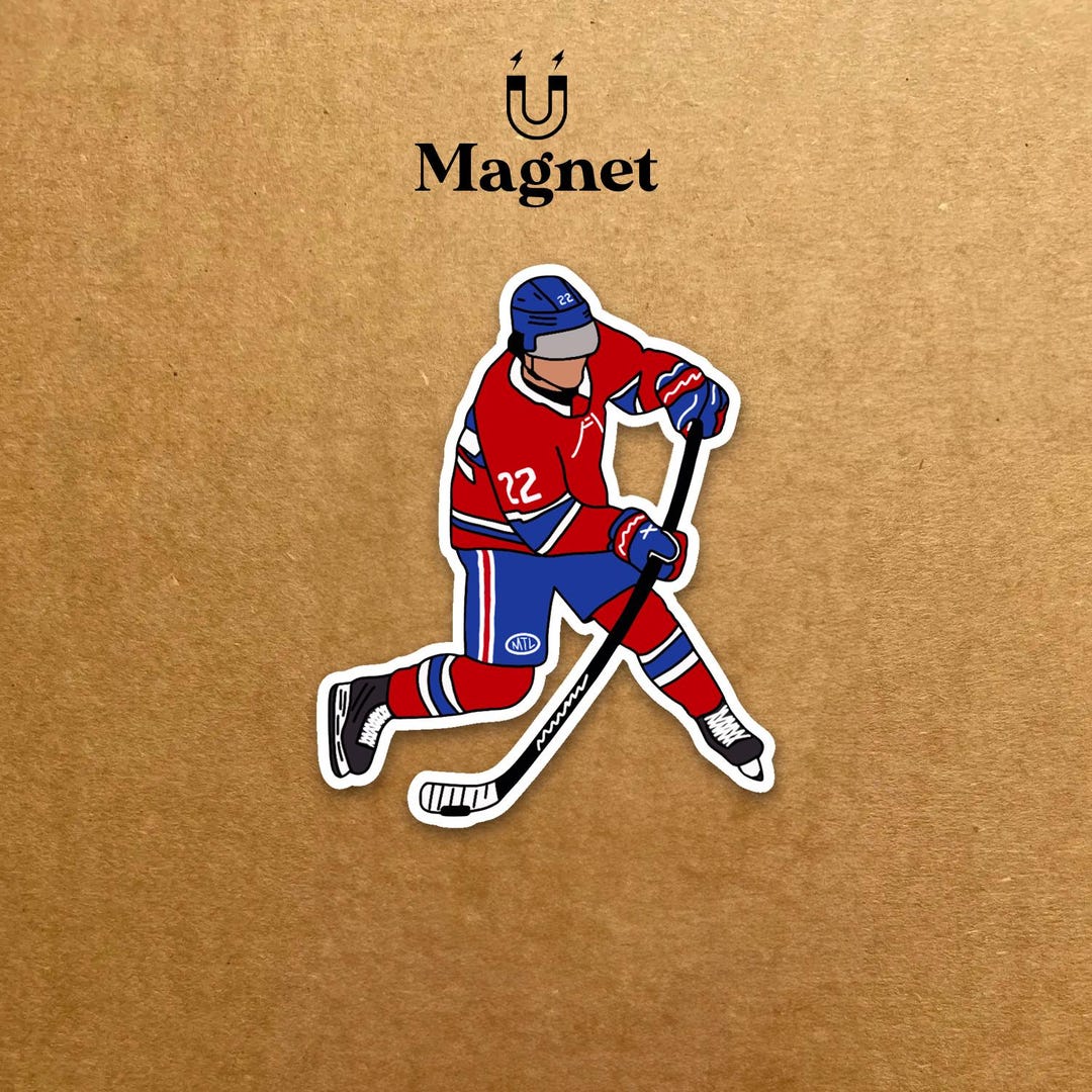 Cole Caufield Magnet Montreal Hockey Die Cut Fridge Magnet - Etsy