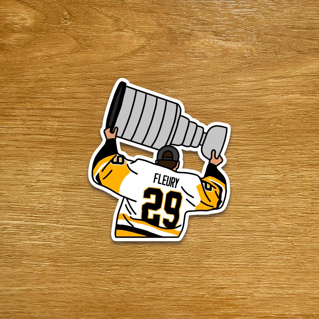 Marc-andre Fleury Stickers Pittsburgh Hockey Sticker Die Cut Sports ...