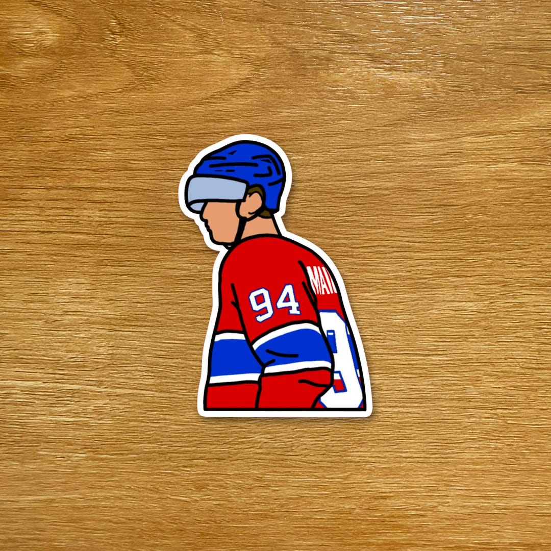 Logan Mailloux Stickers Montreal Hockey Sticker Die Cut Sports Sticker ...