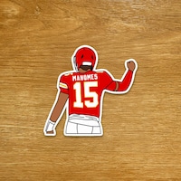 Funny Kansas City Mahomes Snowman Sticker Stating," Kansas City" With ...