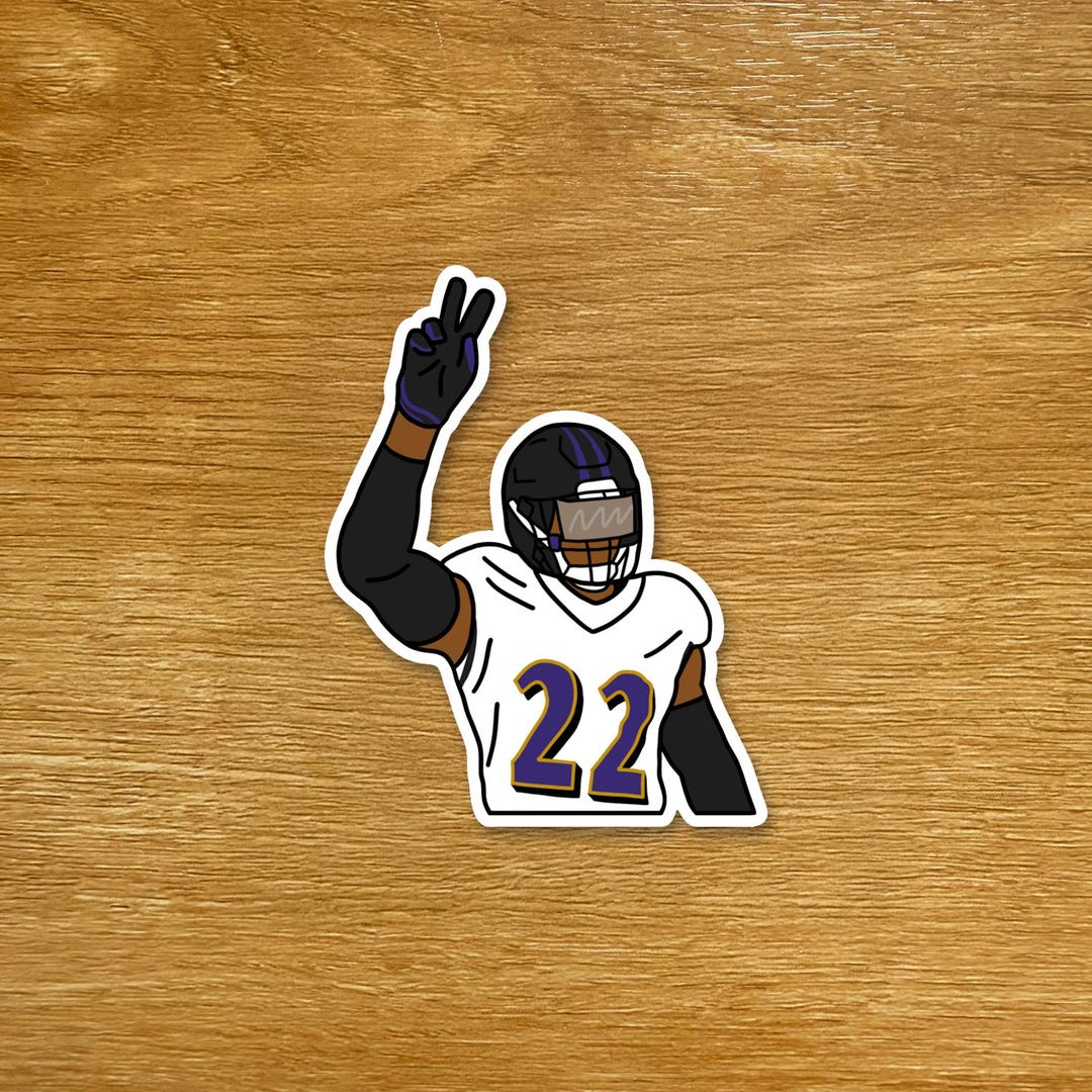 Derrick Henry Stickers Baltimore Football Sticker Die Cut Sports ...