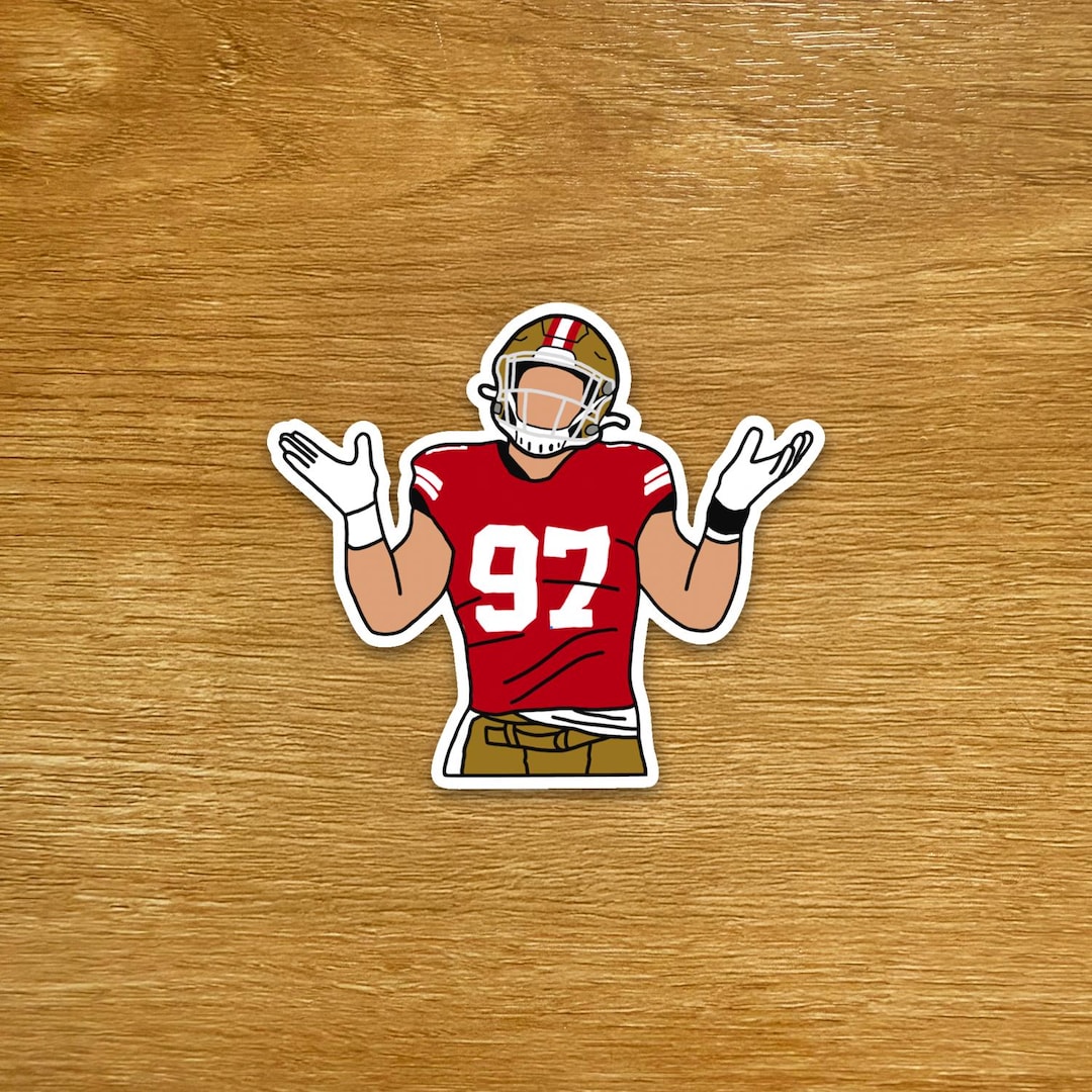 Nick Bosa Stickers San Francisco Football Sticker Die Cut Sports ...