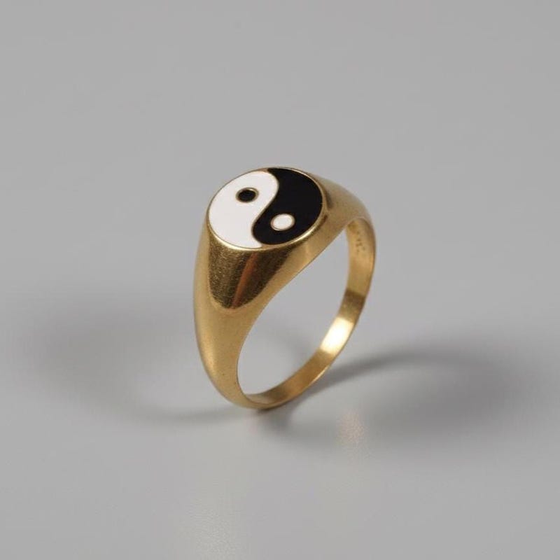 Yin yang ring - Etsy.de