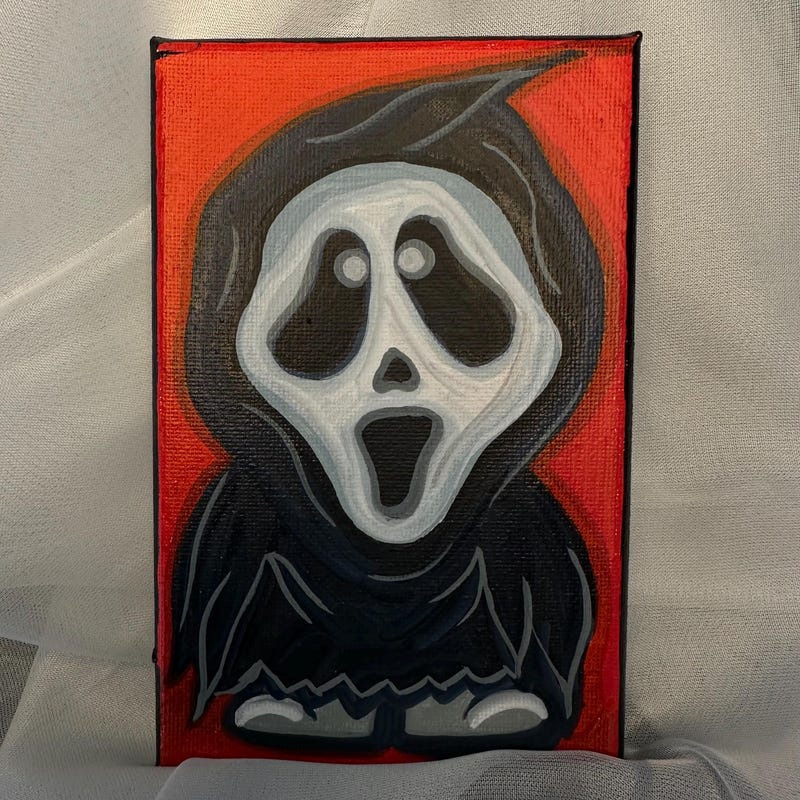 Ghostface Painting - Etsy