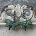 Little Flutterby (aqua Teal) Czech Butterfly Earrings - Czech Glass ...