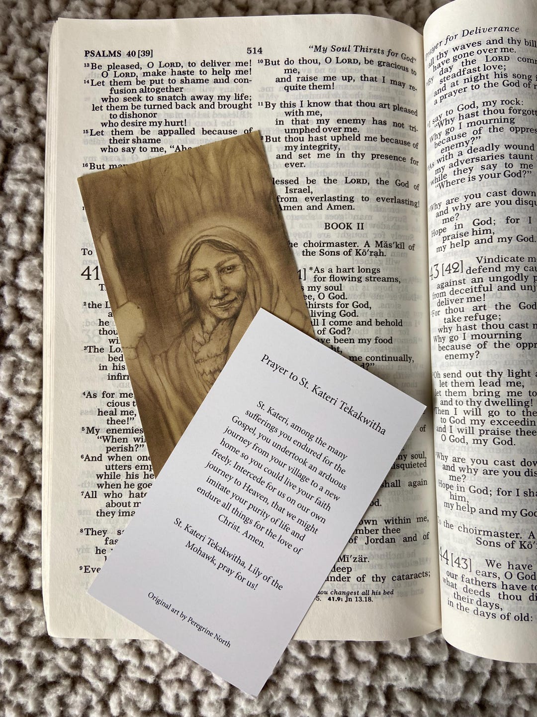 St. Kateri Tekakwitha Prayer Card (pack of 5) - Etsy