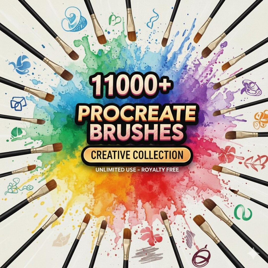 11000+ Procreate Brushes: Ultimate Digital Art Supply Kit - Etsy