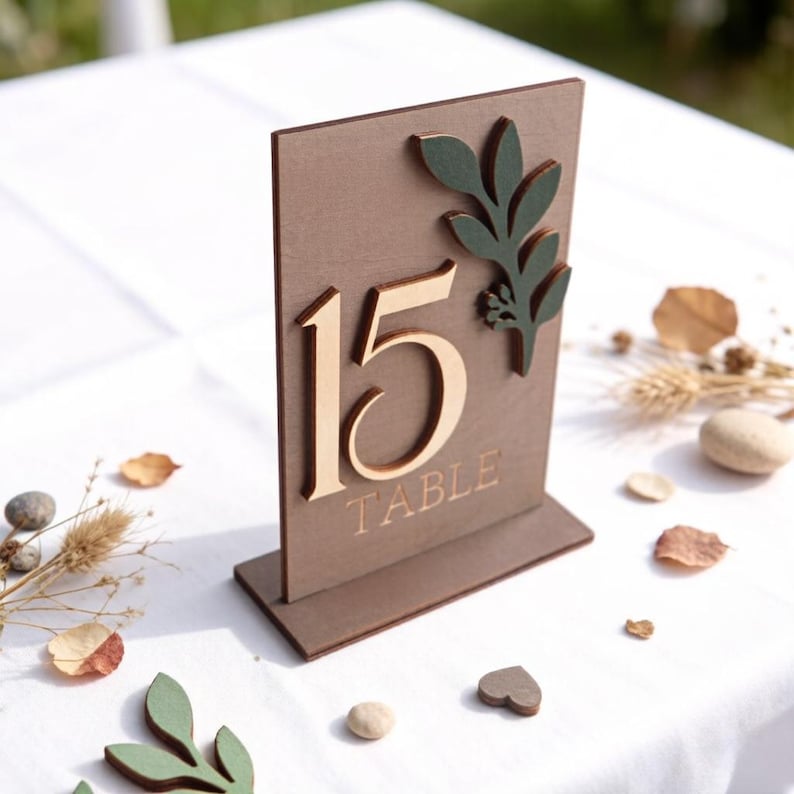 Wooden Wedding Table Number,outdoor Wedding Decorations,custom Table ...