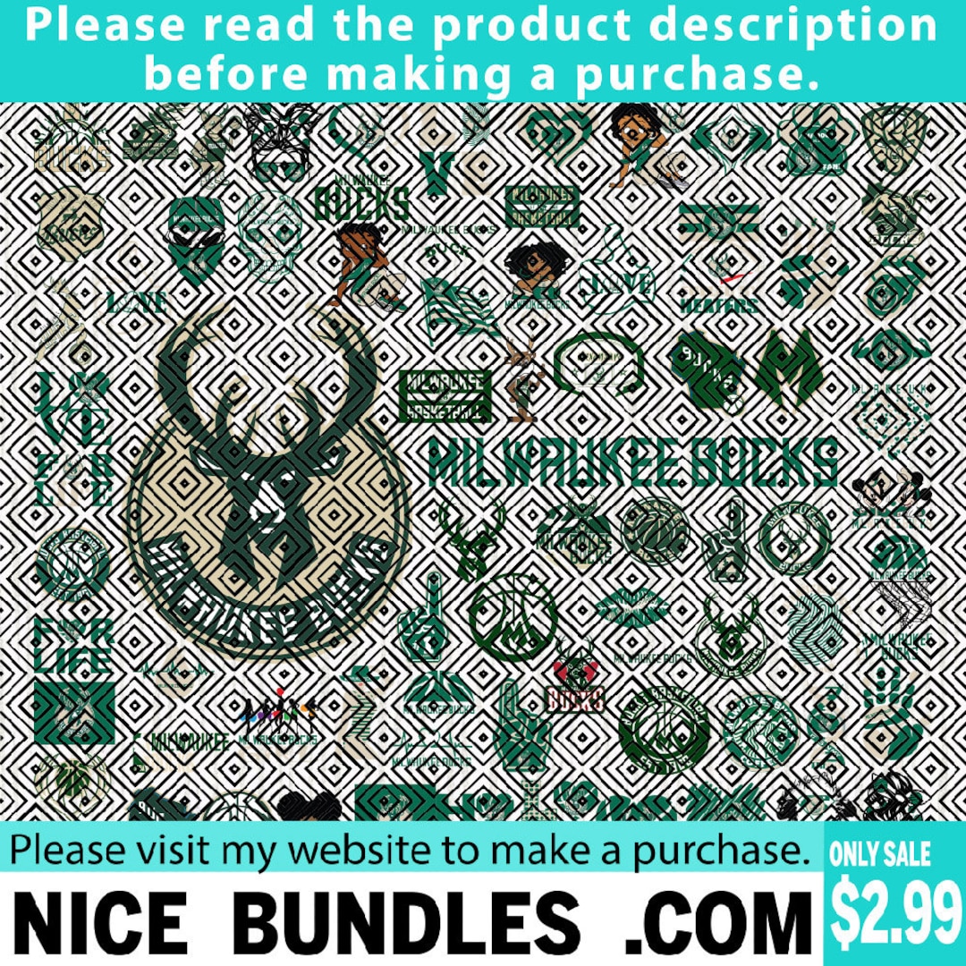 80 Files Milwaukee-bucks Team Bundles Svg Milwaukee-bucks - Etsy