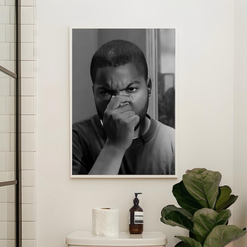 Funny Face in Bathroom - Etsy