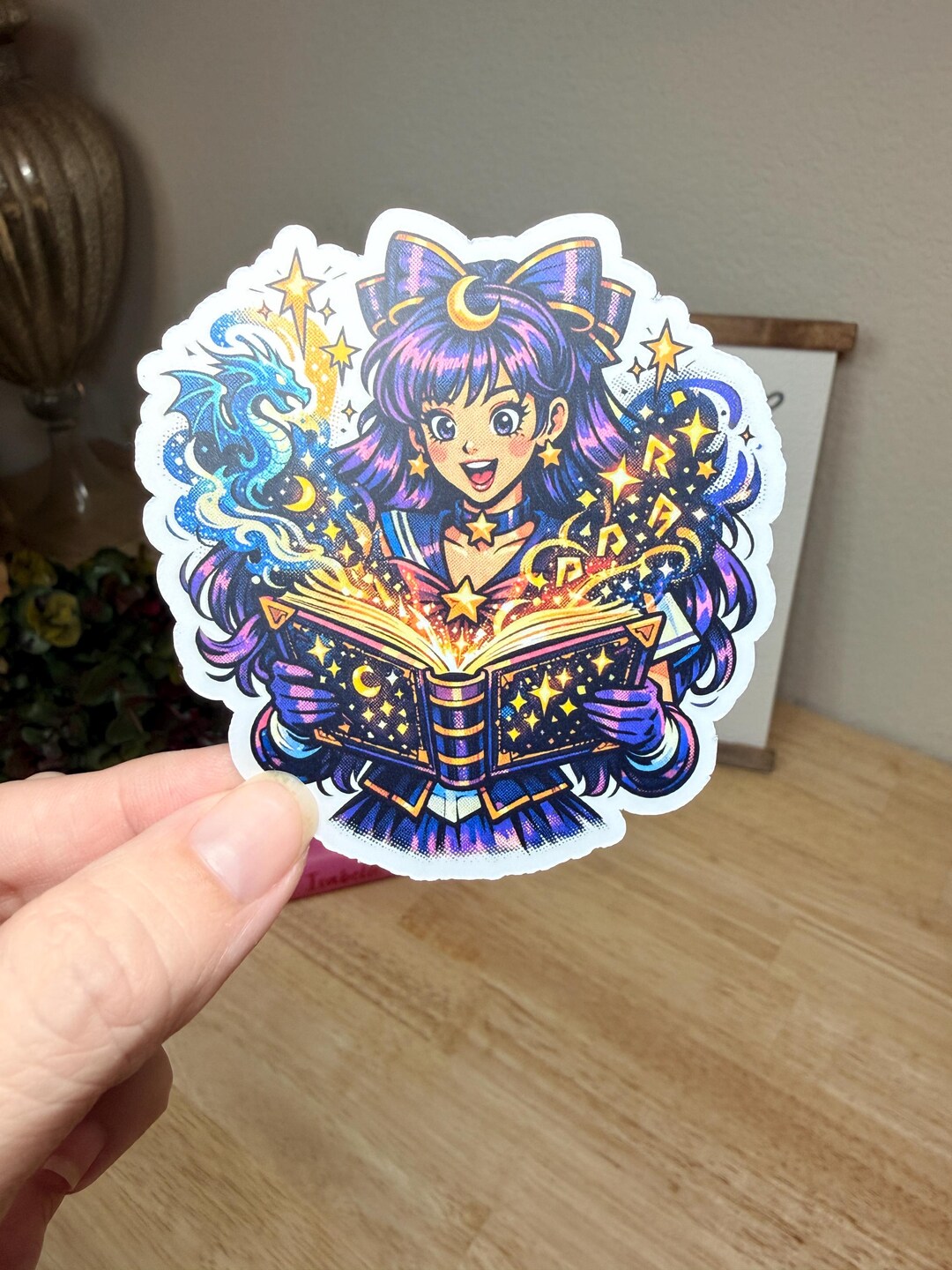 Magical Reader Vinyl Sticker | Fantasy Book Lover Gift - Etsy